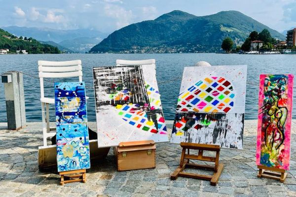 “Lago d’Arte” a Porto Ceresio: mostra collettiva con un centinaio di ...